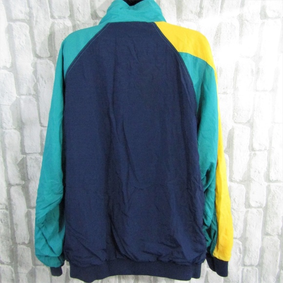 adidas | Jackets & Coats | Adidas Vintage Colorblock Windbreaker Jacket ...